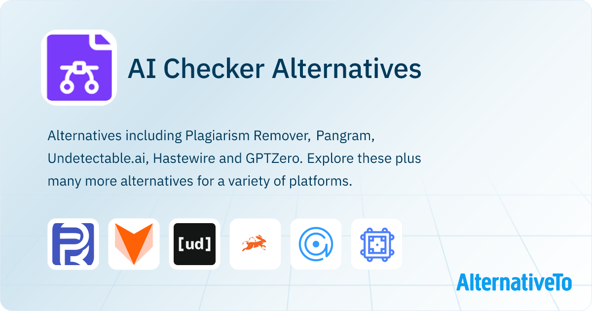 AI Checker Alternatives - Explore Similar Sites & Apps | AlternativeTo
