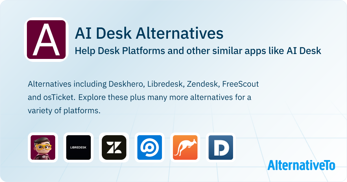 AI Desk Alternatives: Top 12 Help Desk Platforms & Similar Apps ...