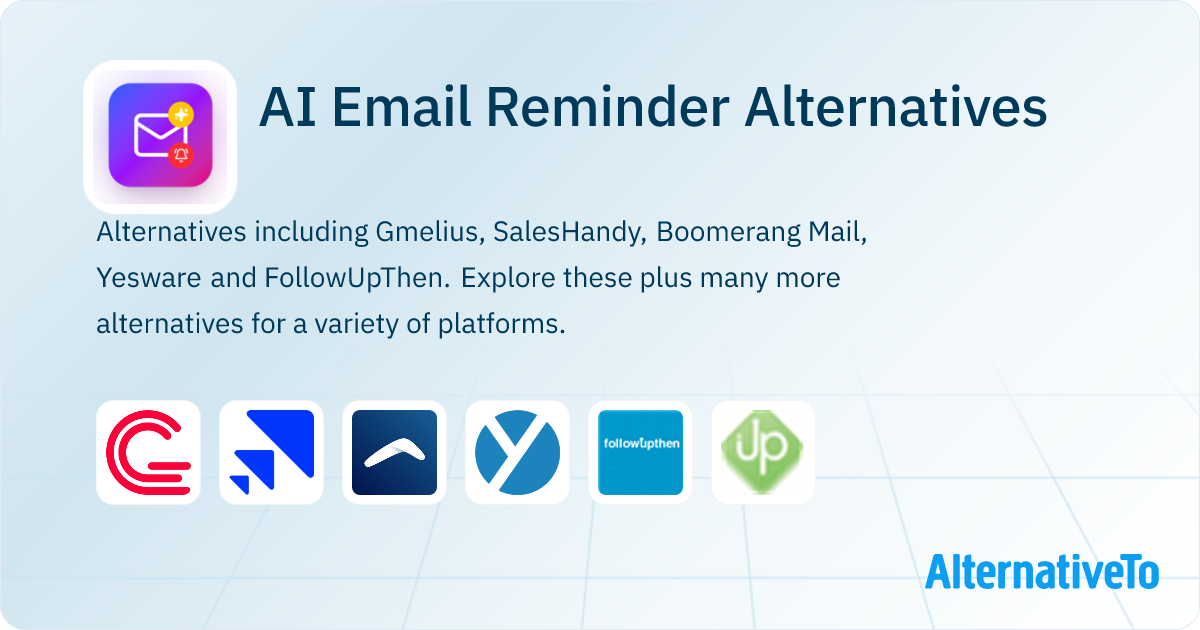 AI Email Reminder Alternatives - Explore Similar Extensions & Add-Ons ...