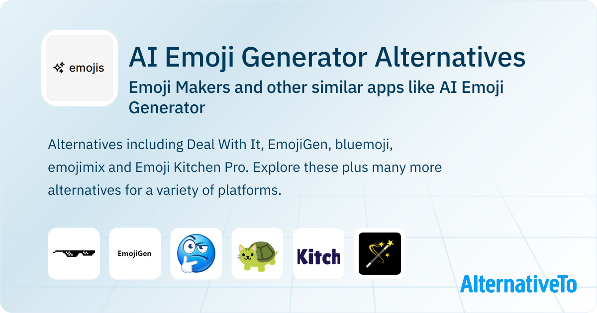 AI Emoji Generator Alternatives: Top 7 Emoji Makers & Similar Websites ...