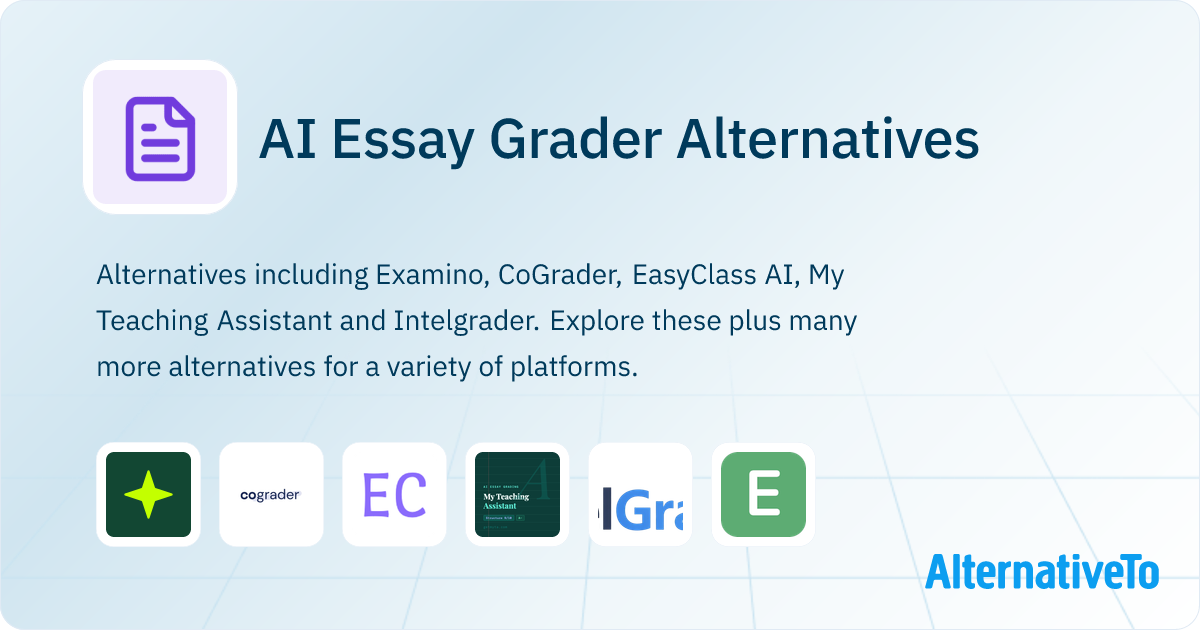 AI Essay Grader Alternatives - Explore Similar Sites & Apps | AlternativeTo