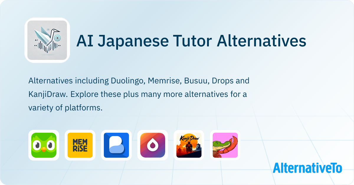 AI Japanese Tutor Alternatives - Explore Similar Sites & Apps ...