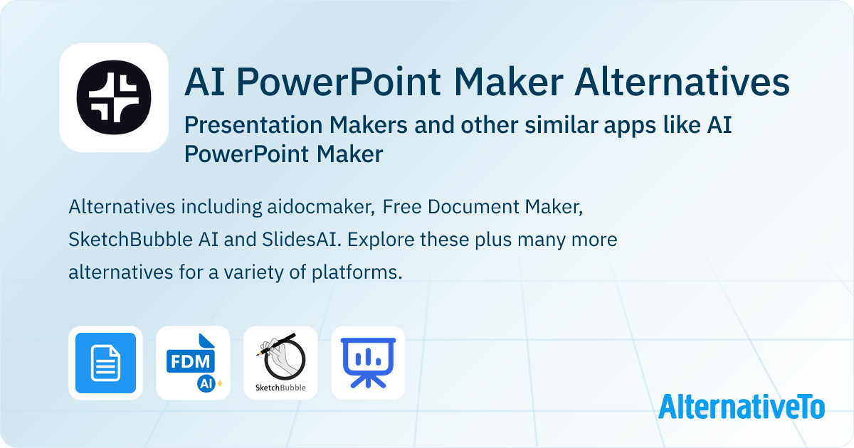 AI PowerPoint Maker Alternatives: Top 4 Presentation Makers & Similar ...