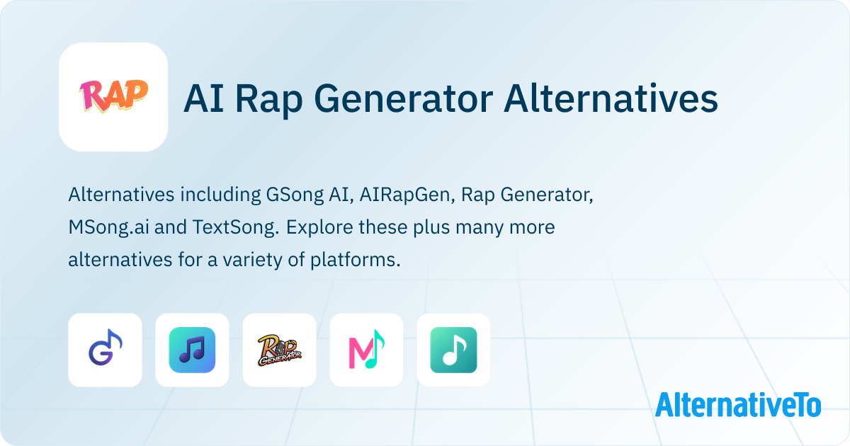 AI Rap Generator Alternatives - Explore Similar Sites & Apps ...