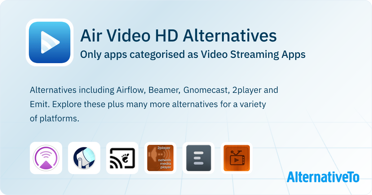 Air Video HD Alternatives: Top 6 Video Streaming Apps | AlternativeTo