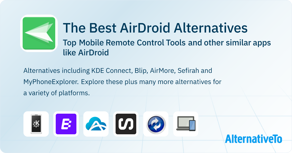 Best AirDroid Alternatives: Top Mobile Remote Control Tools in 2025 ...