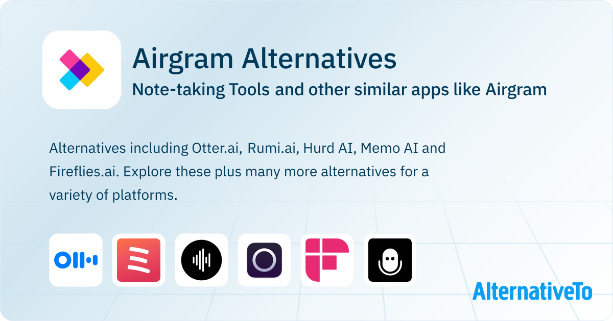Airgram Alternatives: Top 22 Note-taking Tools & Similar Apps ...