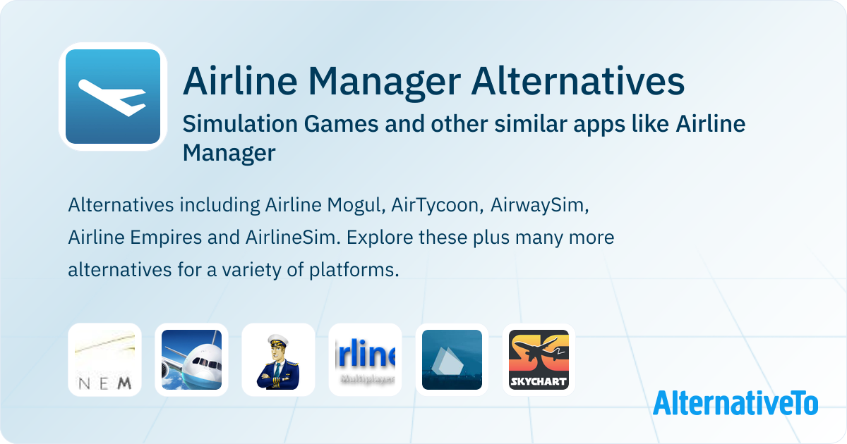 Airline Manager Alternatives: Top 10 Simulation & Similar Games ...