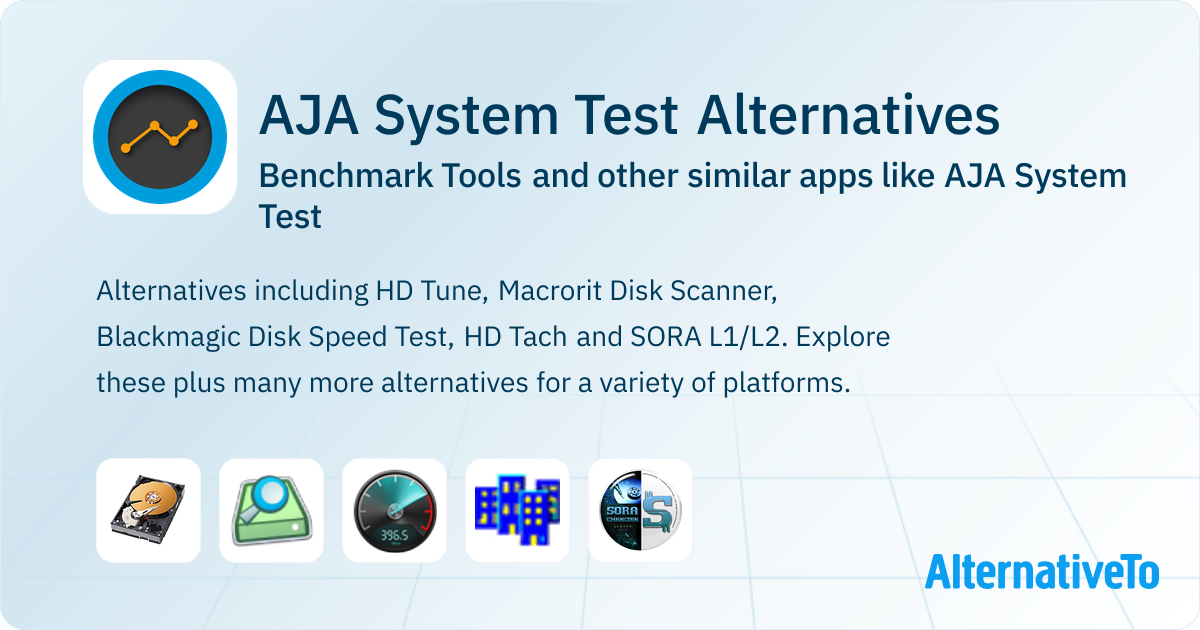 AJA System Test Alternatives: Top 5 Benchmark Tools & Similar Apps ...
