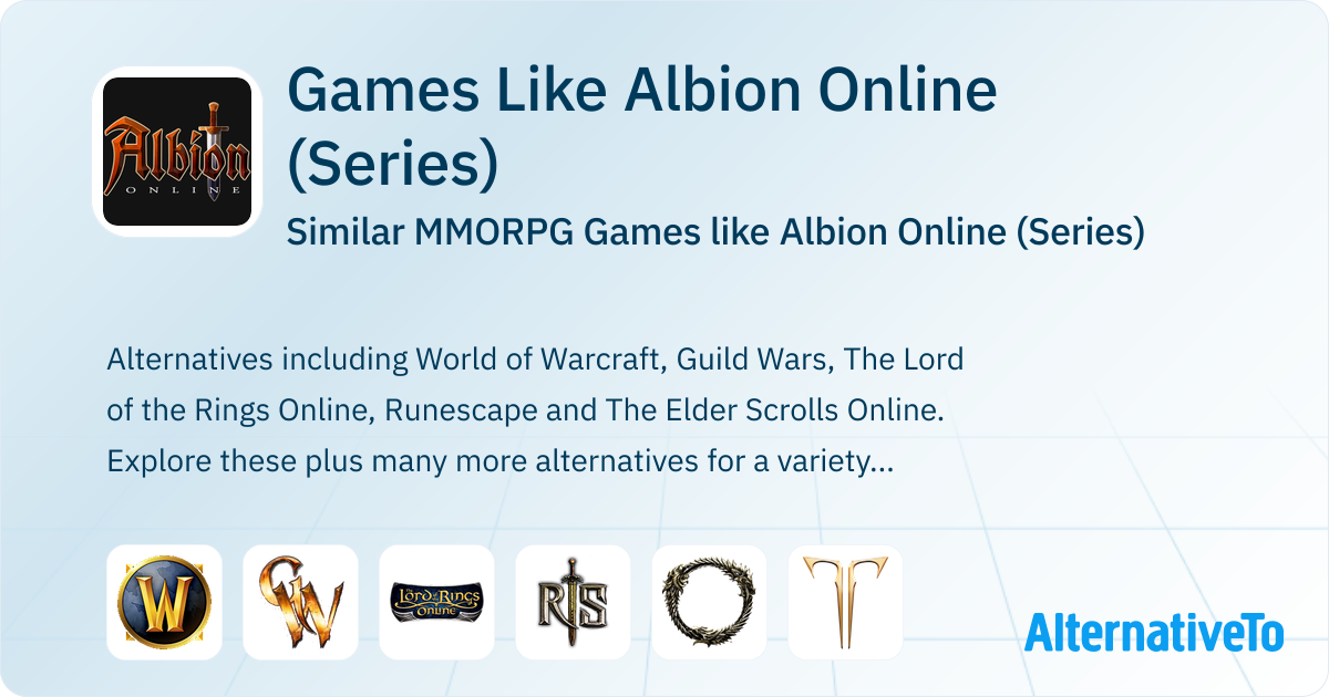 Games Like Albion Online (Series): Similar MMORPG Games | AlternativeTo