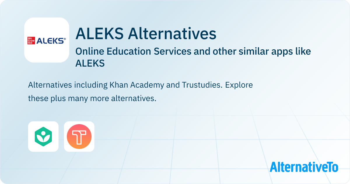 ALEKS Alternatives: Top 2 Online Education Services & Similar Apps ...