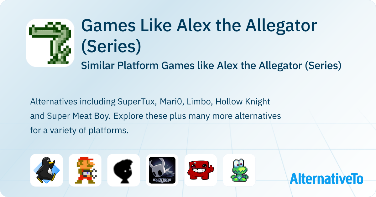 Games Like Alex the Allegator (Series): Similar Platform Games ...