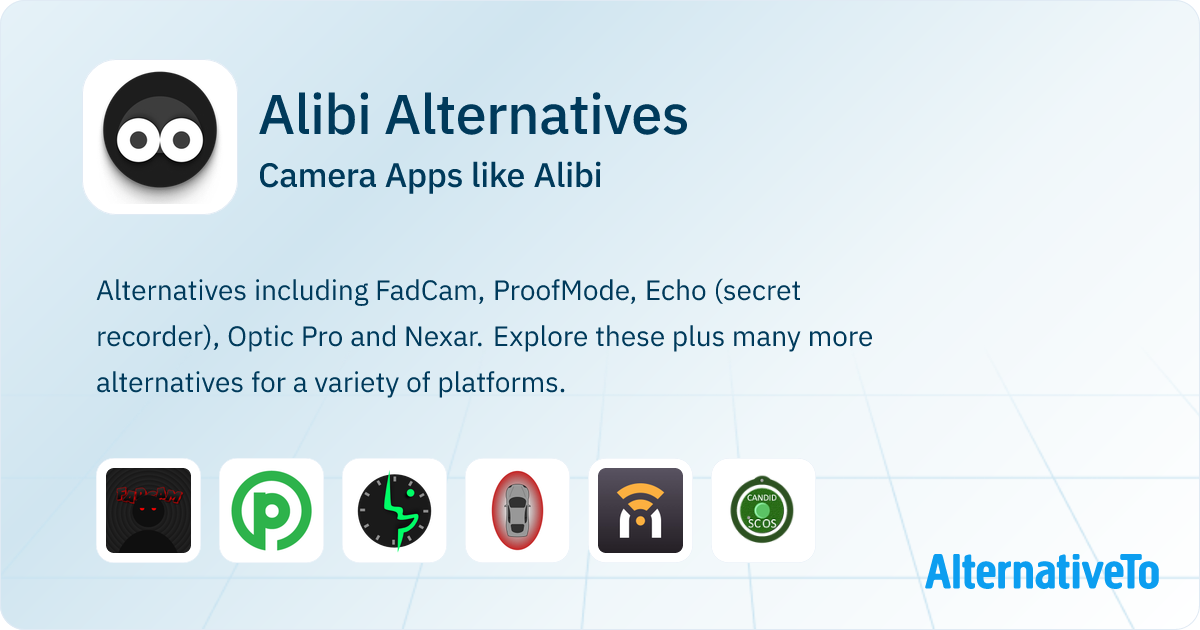 Alibi Alternatives: Top 8 Camera & Similar Apps | AlternativeTo