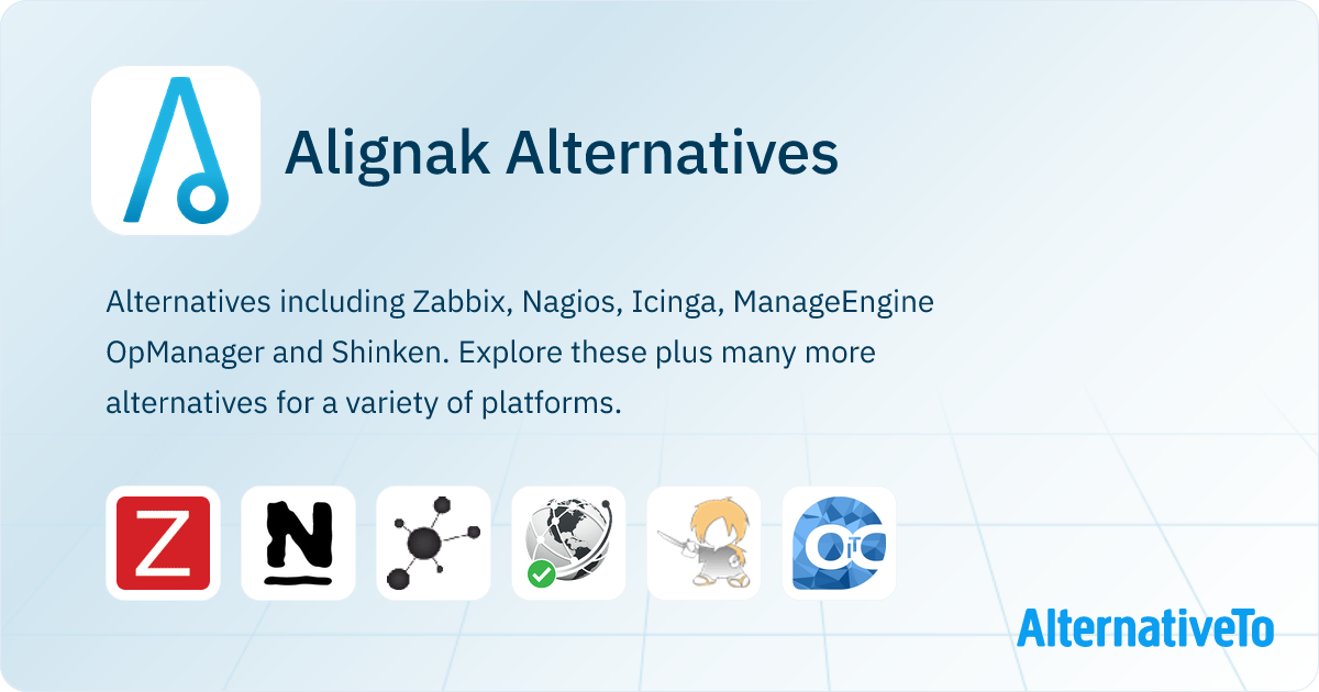 Alignak Alternatives - Explore Similar Apps & Services | AlternativeTo