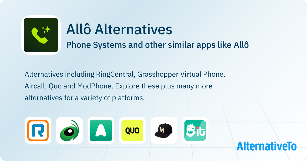 Allô Alternatives: Top 9 Phone Systems & Similar Apps | AlternativeTo