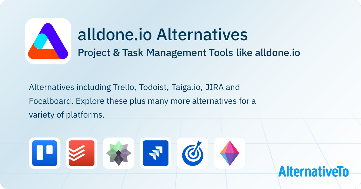alldone.io Alternatives: Top 12 Project Management Tools | AlternativeTo