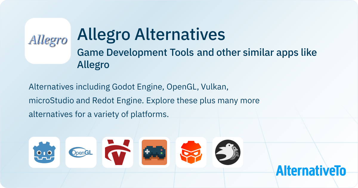 Allegro Alternatives: Top 12 Game Development Tools & Similar Apps ...