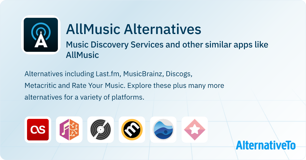 AllMusic Alternatives: Top 23 Music Discovery Services & Similar ...