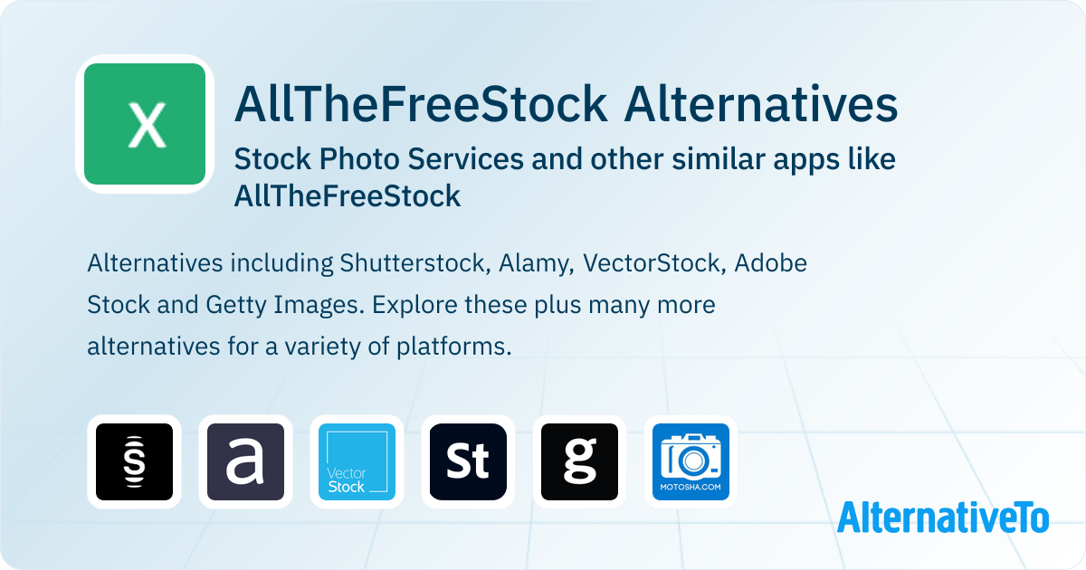 AllTheFreeStock Alternatives: Top 12 Stock Photo Services & Similar ...
