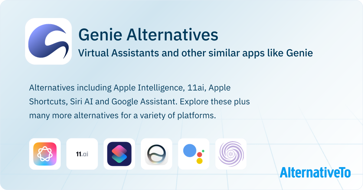 Genie Alternatives: Top 12 Virtual Assistants & Similar Apps ...