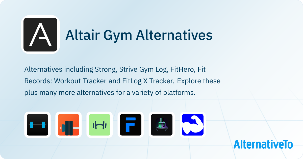 Altair Gym Alternatives - Explore Similar Apps | AlternativeTo