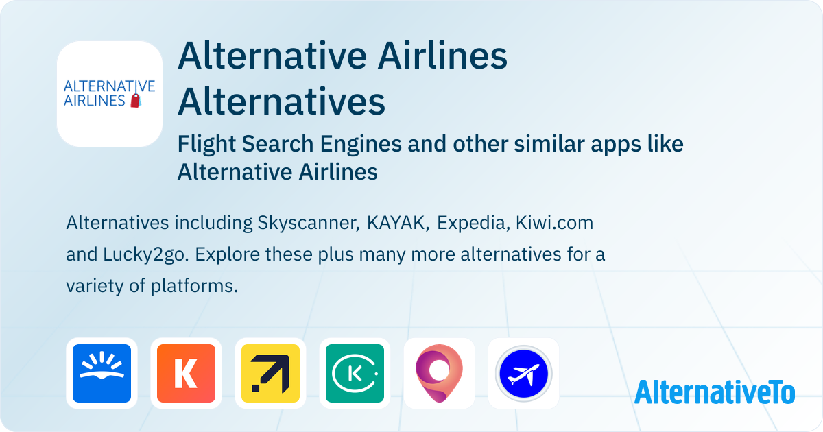 Alternative Airlines Alternatives: Top 21 Flight Search Engines ...