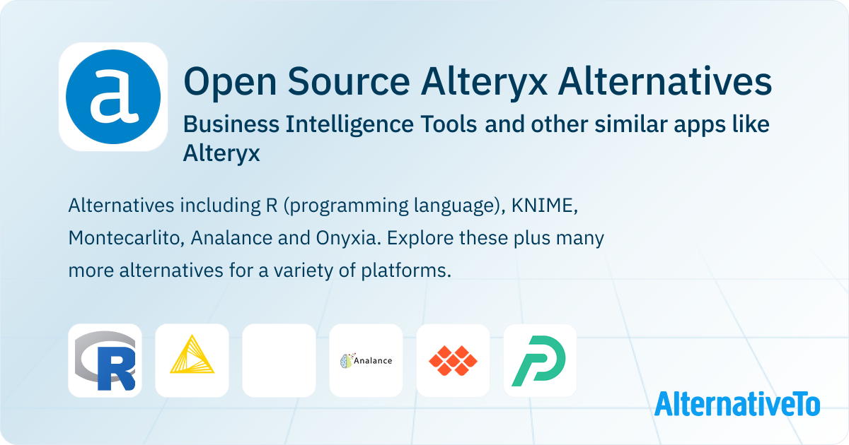 Open Source Alteryx Competitors: Top 6 Alternative Business ...