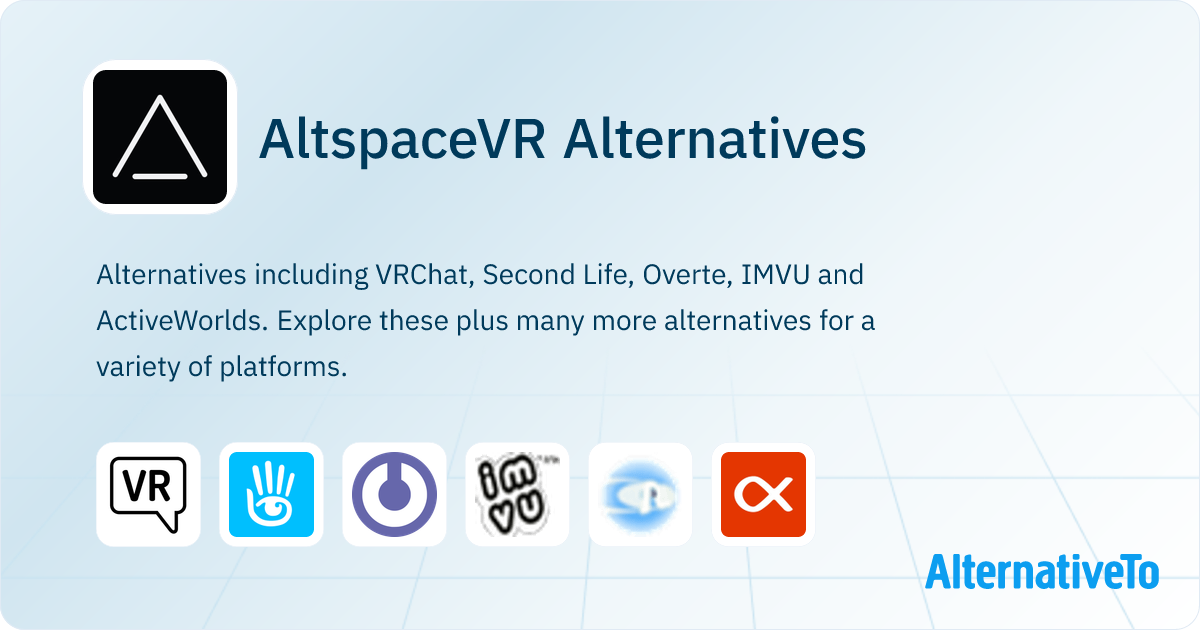 AltspaceVR Alternatives - Explore Similar Software | AlternativeTo