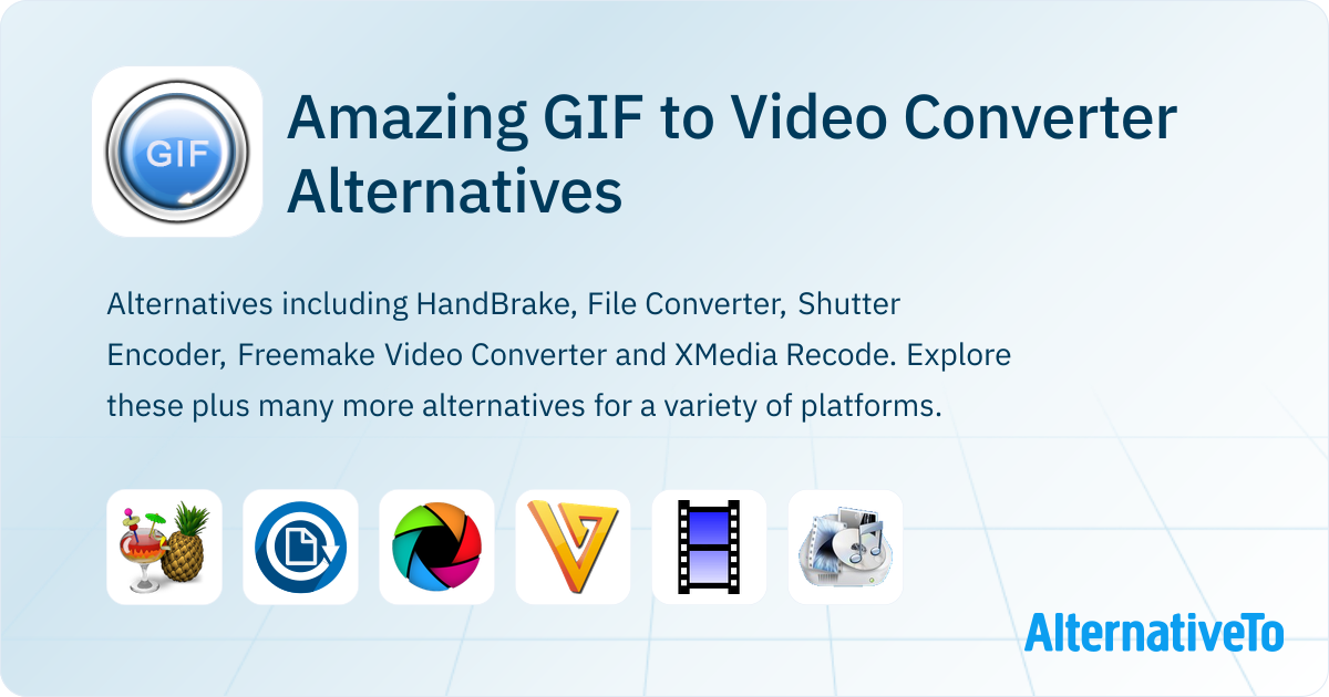 Amazing GIF to Video Converter Alternatives - Explore Similar Software ...