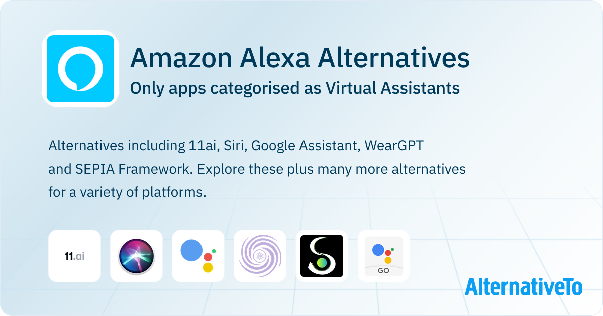 Amazon Alexa Alternatives: Top 13 Virtual Assistants | AlternativeTo