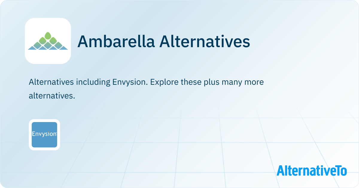 Ambarella Alternatives - Explore Similar Sites & Apps | AlternativeTo