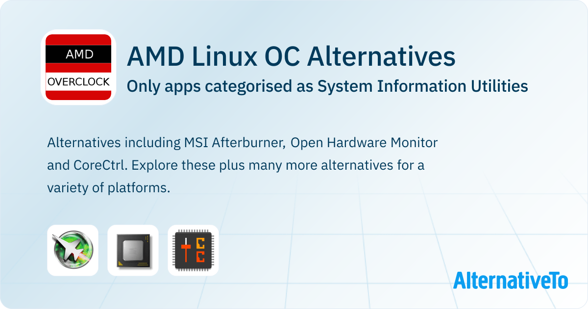 AMD Linux OC Alternatives: Top 3 System Information Utilities ...