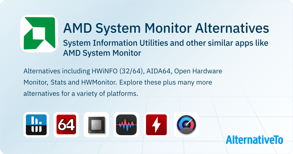 AMD System Monitor Alternatives: Top 23 System Information Utilities ...