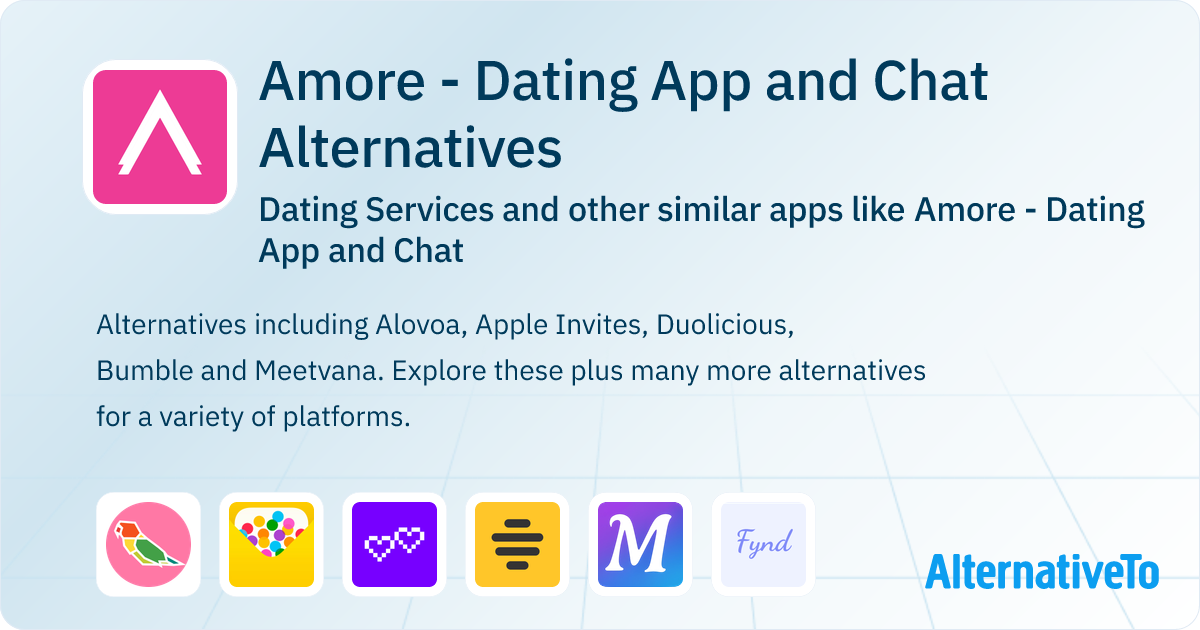 Amore - Dating App and Chat Alternatives: Top 12 Dating Services ...