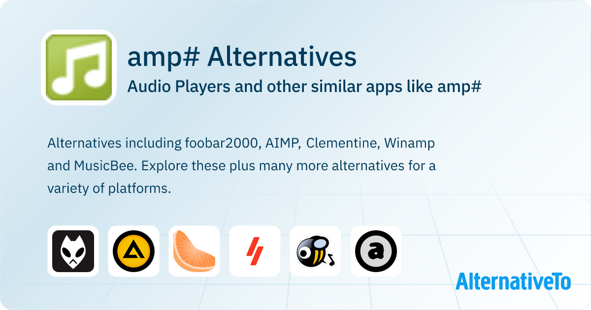 amp# Alternatives: Top 15 Audio Players & Similar Apps | AlternativeTo