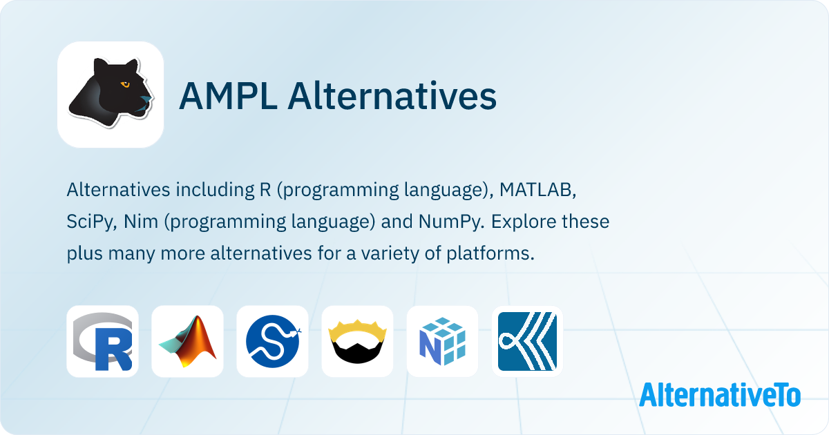 AMPL Alternatives - Explore Similar Software | AlternativeTo