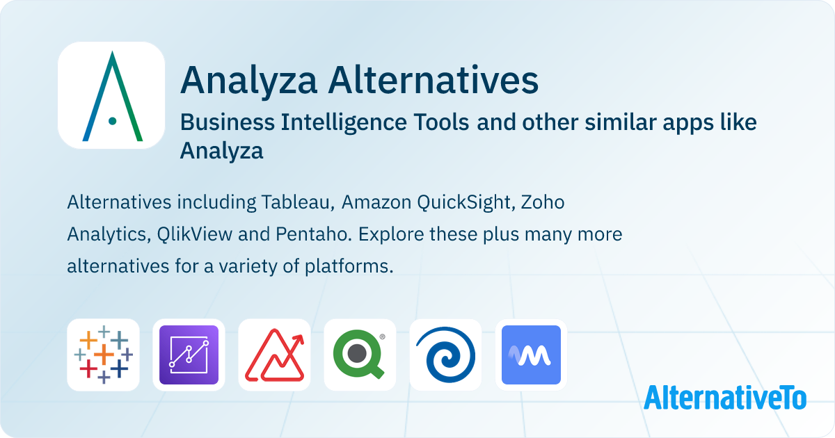 Analyza Competitors: Top 23 Alternative Business Intelligence Tools ...
