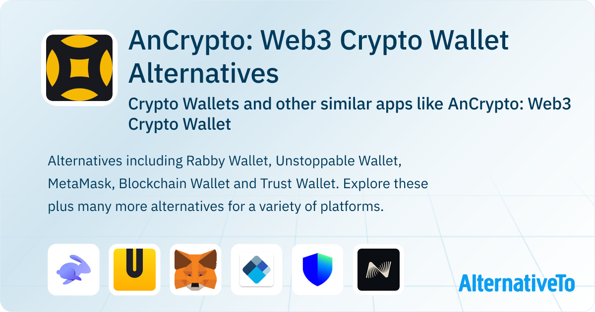 AnCrypto: Web3 Crypto Wallet Alternatives: Top 12 Crypto Wallets ...
