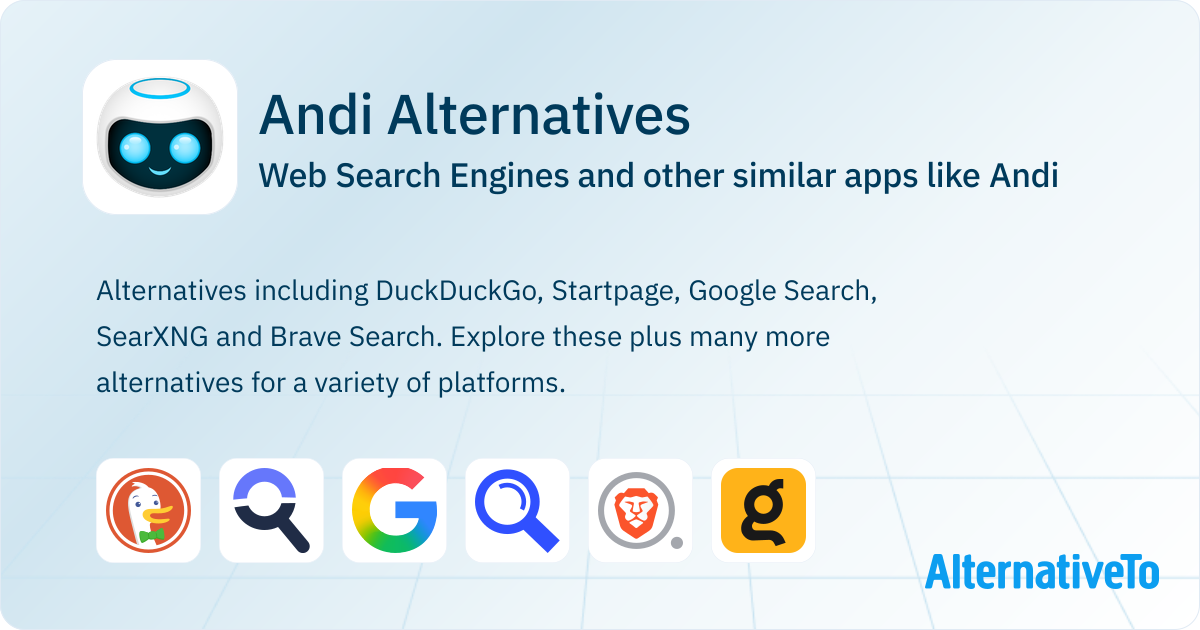 Andi Alternatives: Top 12 Web Search Engines & Similar Websites ...