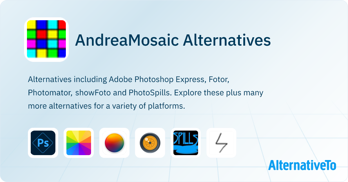 AndreaMosaic Alternatives - Explore Similar Software | AlternativeTo