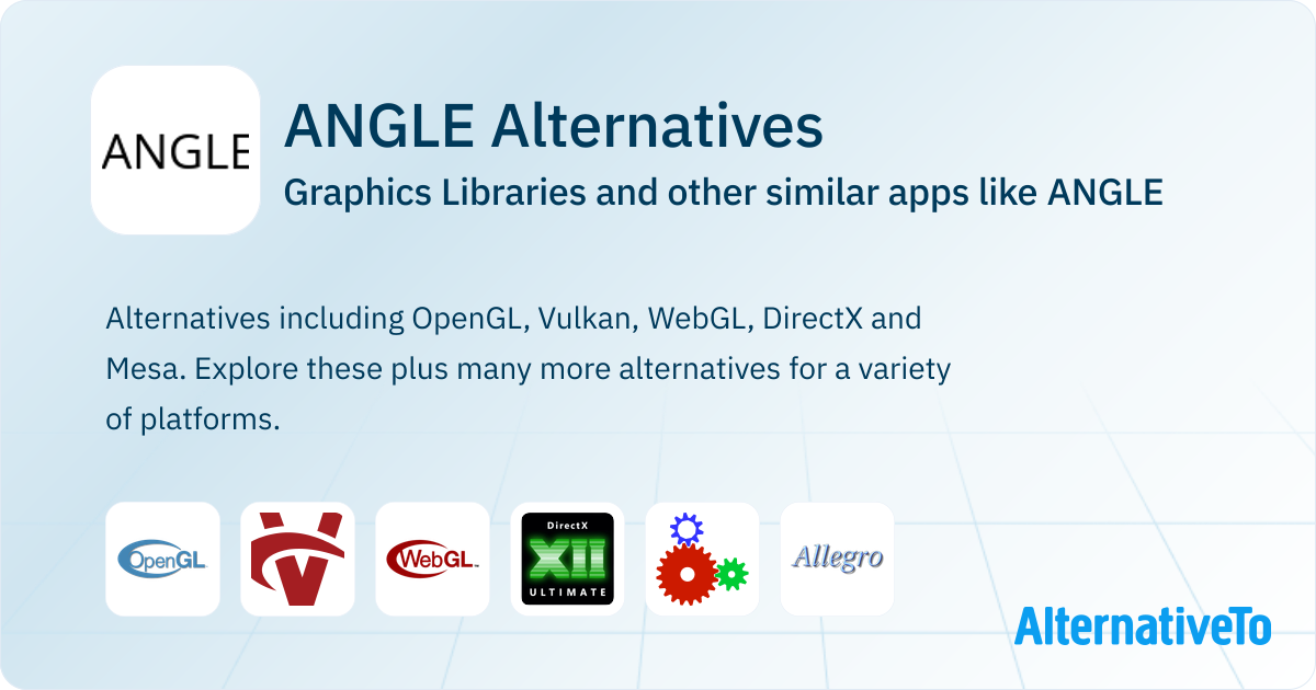 ANGLE Alternatives: Top 11 Graphics Libraries & Similar Apps ...