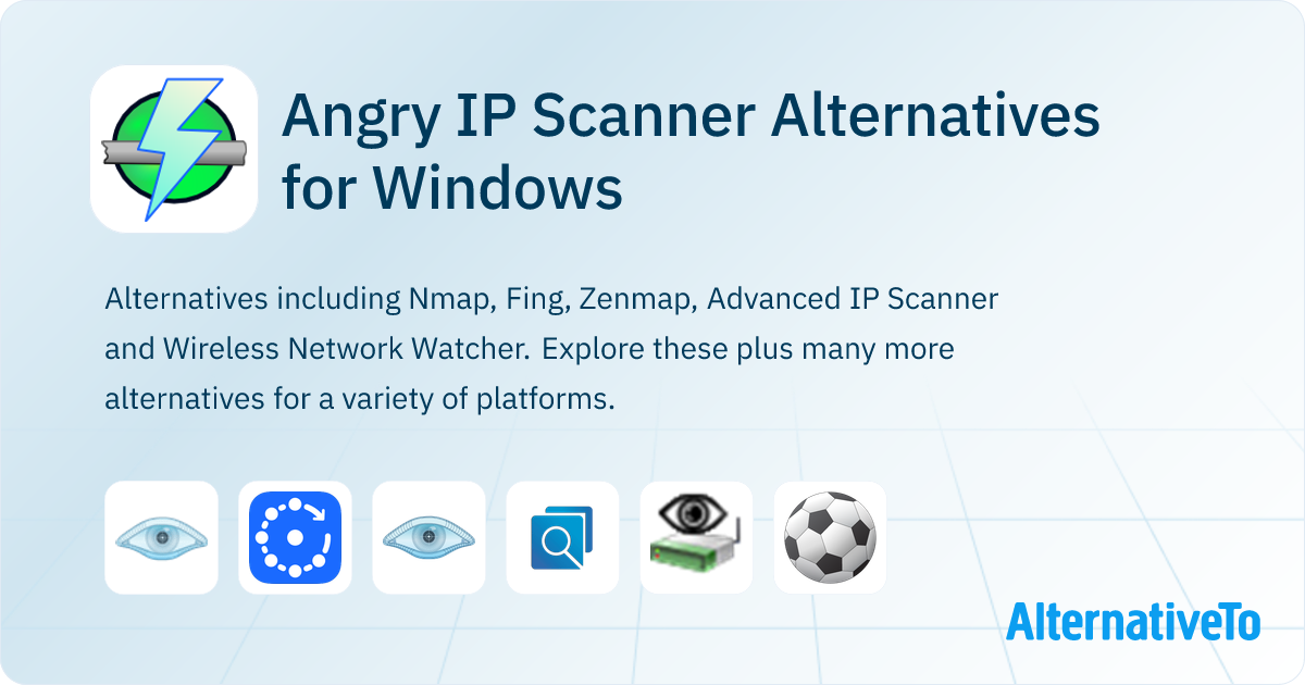 Angry IP Scanner Alternatives for Windows: Top 12 IP Scanners ...