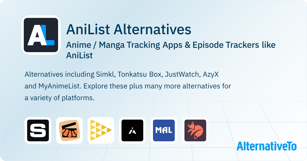 AniList Alternatives: Top 12 Anime / Manga Tracking Apps | AlternativeTo
