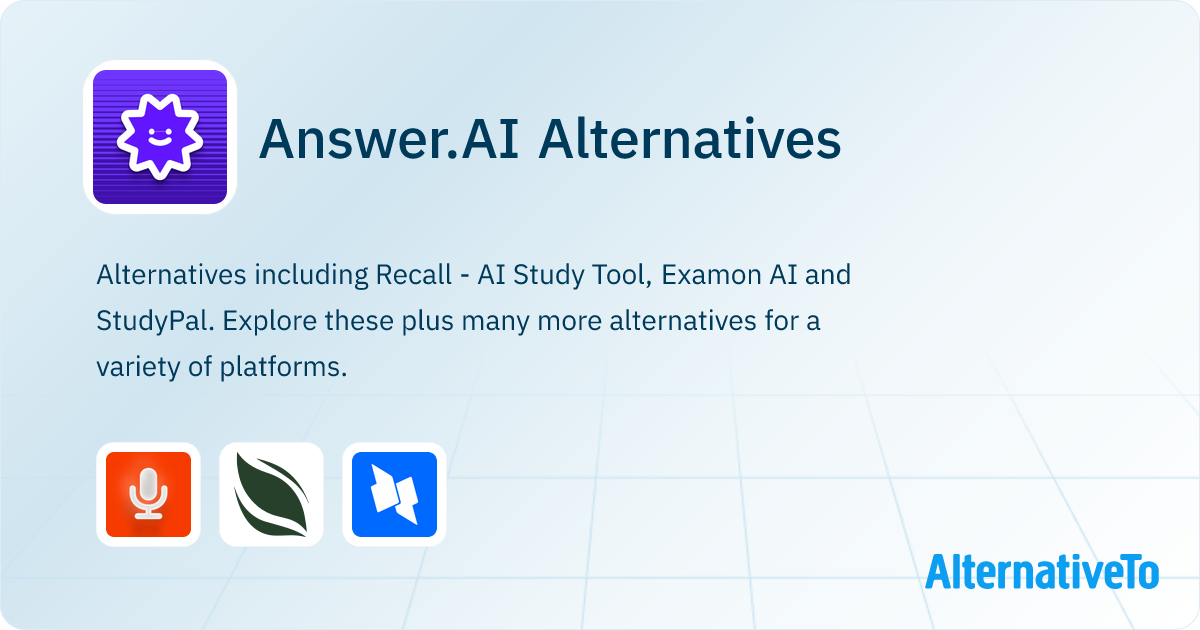 Answer.AI Alternatives - Explore Similar Apps & Services | AlternativeTo