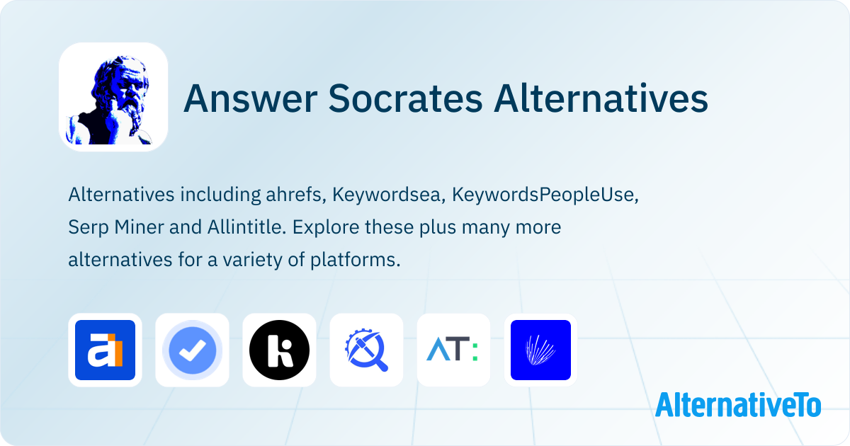 Answer Socrates Alternatives - Explore Similar Sites & Apps | AlternativeTo