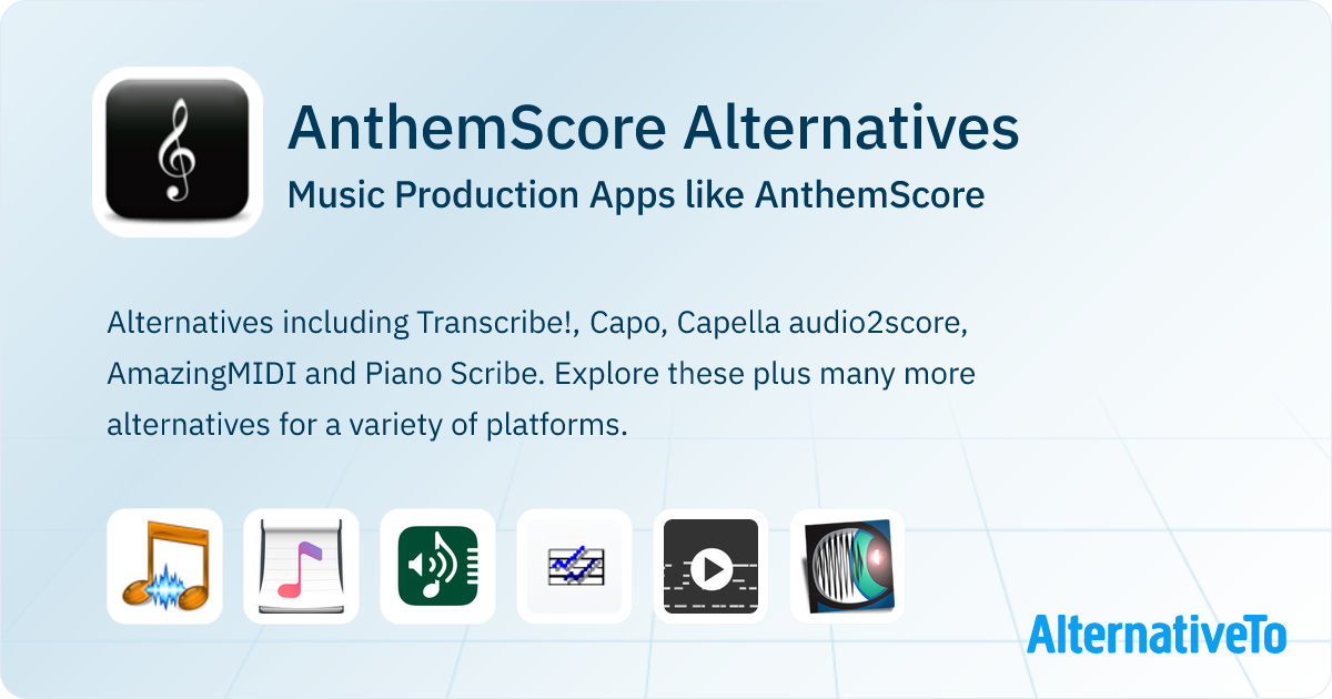 AnthemScore Alternatives: Top 8 Music Production & Similar Apps ...