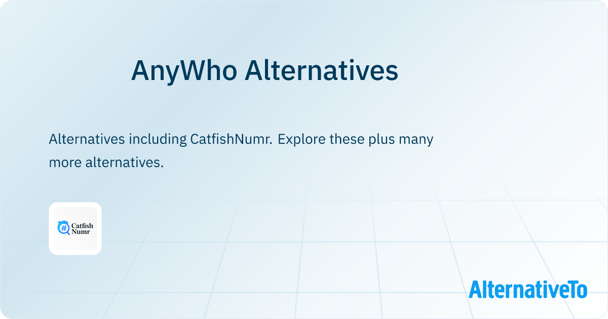 AnyWho Alternatives - Explore Similar Sites & Apps | AlternativeTo