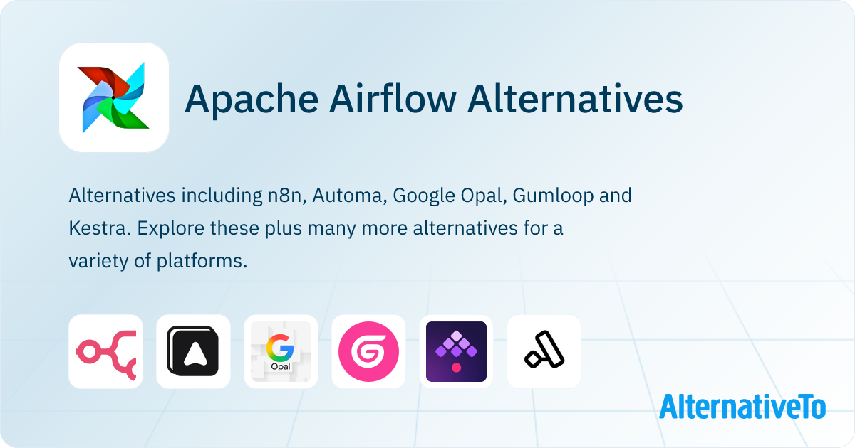 Apache Airflow Alternatives - Explore Similar Software | AlternativeTo