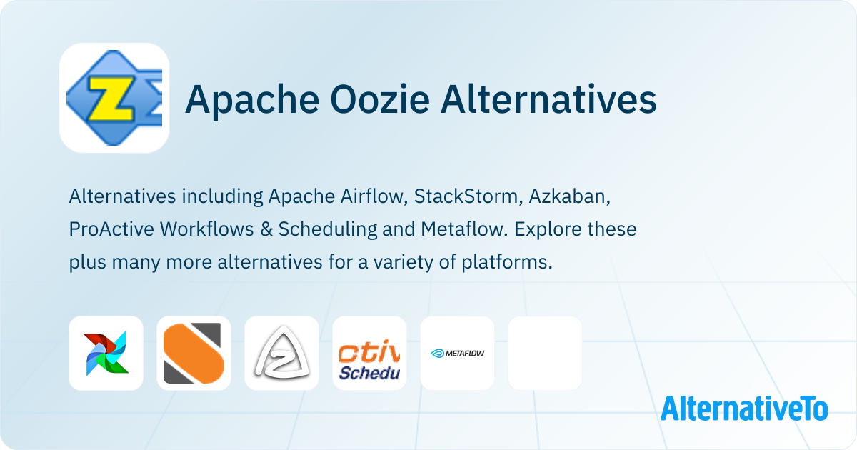 Apache Oozie Alternatives - Explore Similar Software | AlternativeTo