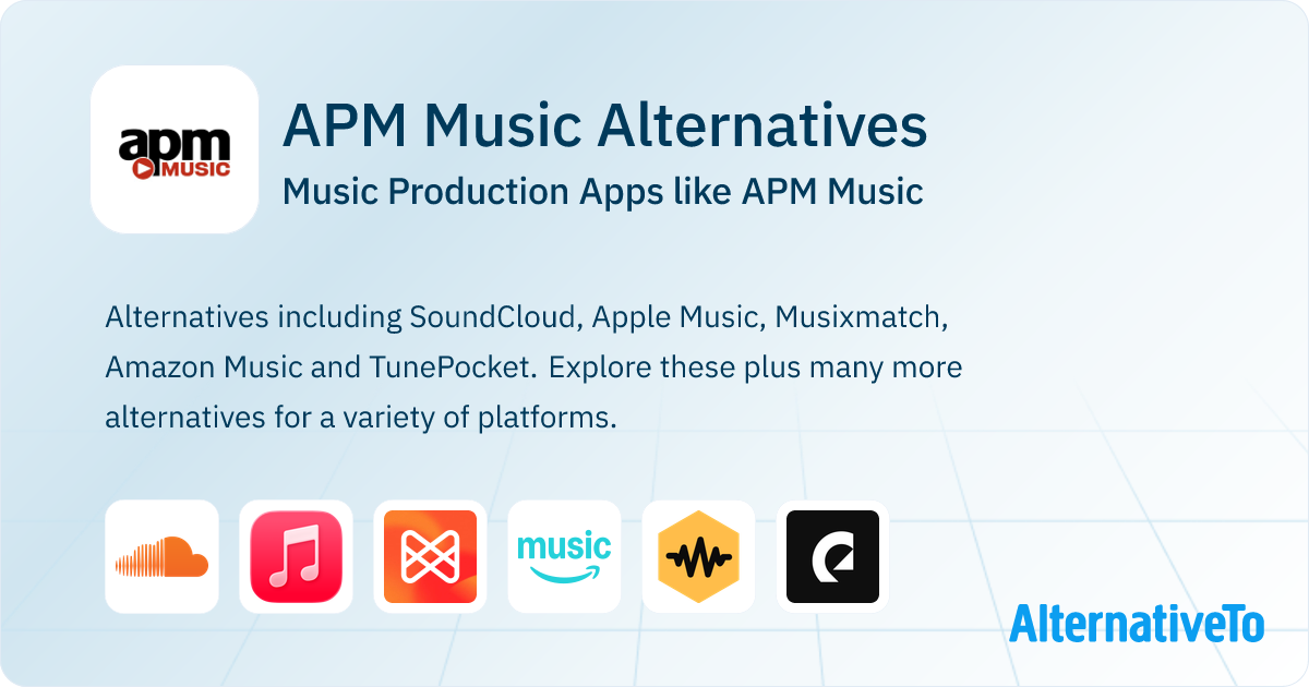 APM Music Alternatives: Music Production Apps & Similar Websites - Page ...